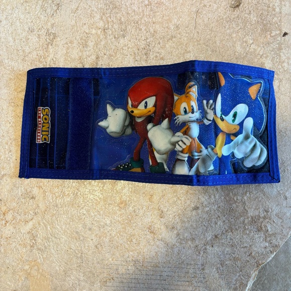 Accessories | Sonic The Hedgehog Trifold Wallet Nwot | Poshmark